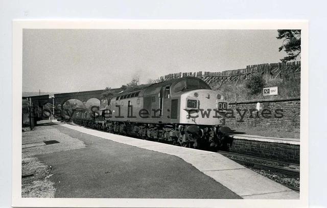RAILWAY PHOTO: CLASS 40 134 passing Dent Station - 1976 - BR LMR [L1148 ...