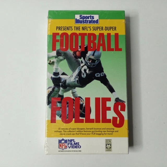 THE VERY BEST Of Football Follies VHS Sports Illustrated NFL Films ...