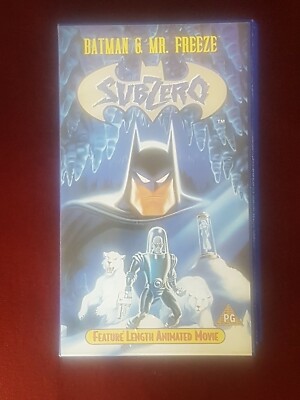 BATMAN & MR. Freeze: Subzero (vhs, 1998) BRAND NEW FACTORY SEALED! EUR ...