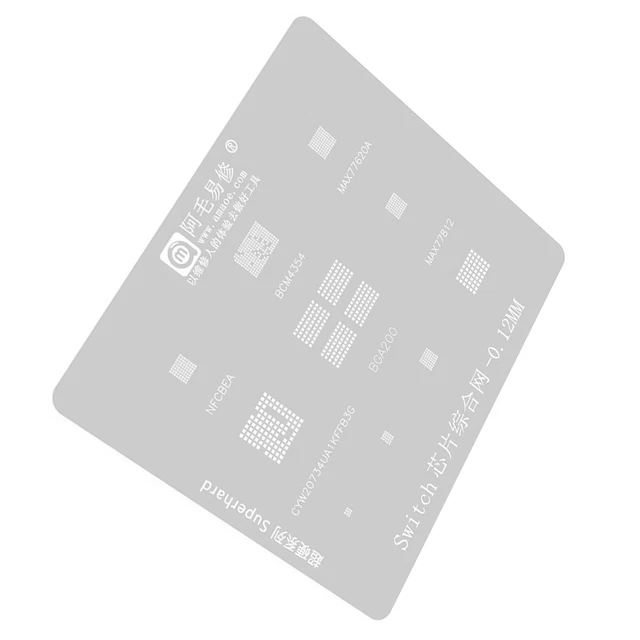 IC CHIP REBALLING Stencil Template BGA200/NFCBEA for Nintendo Switch ...