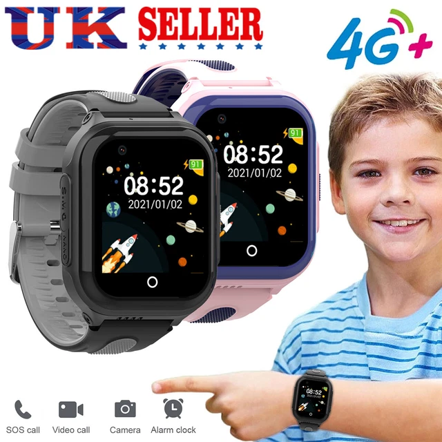 KIDS 4G SMART Watch Video Call GPS SIM Card Wifi SOS Camera Games ...