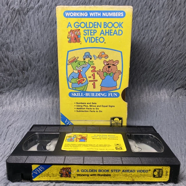 WORKING WITH NUMBERS VHS 1987 Golden Book Video Skill - Building Fun ...