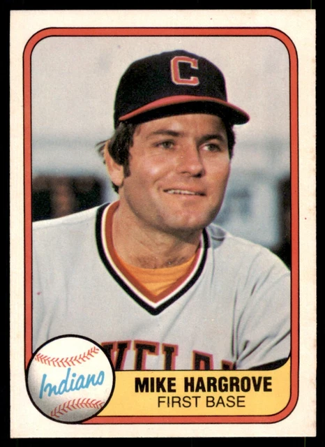 1981 FLEER MIKE Hargrove. Indians de Cleveland #387 EUR 2,04 - PicClick FR