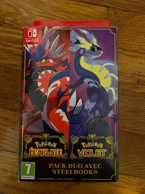 NINTENDO SWITCH POKÉMON écarlate et violette double pack FR - Tout neuf - PAS de Steelbook EUR ...