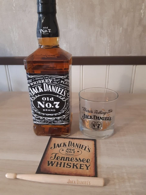 JACK DANIEL'S, PAULA Scher 43%,70cl,1 Sous Boc , 1 Touilleur, 1 glass ...