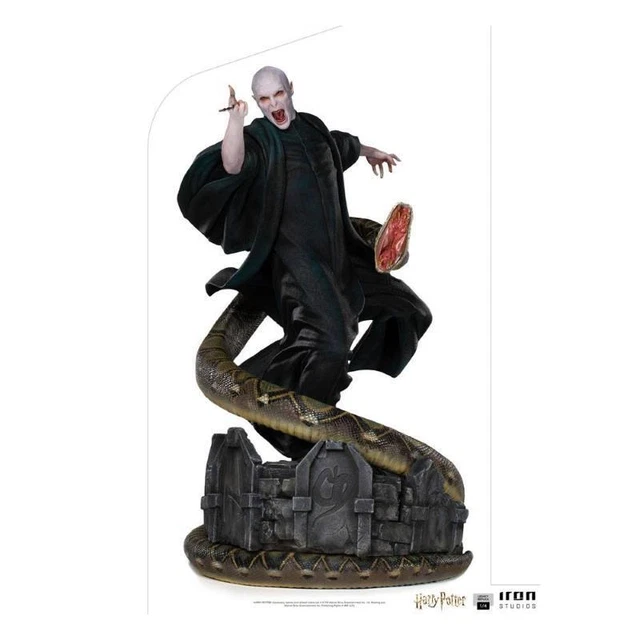 HARRY POTTER: LEGACY Replica Statue 1/4 Voldemort & Nagini 58 CM IRON ...