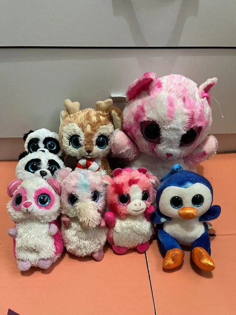 MIXED BUNDLE OF 8x Mini Motsu Animotsu Soft Toy Plush Keel Toys £12.99 ...