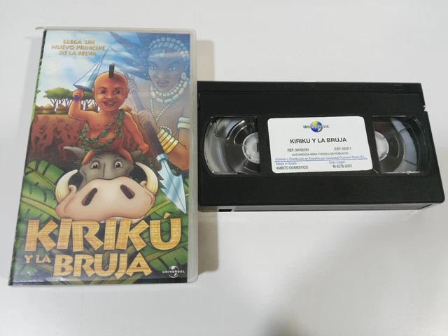 KIRIKOU Y LA Sorcière Michel Ocelot - VHS Film Tape Castillan EUR 35,29 ...