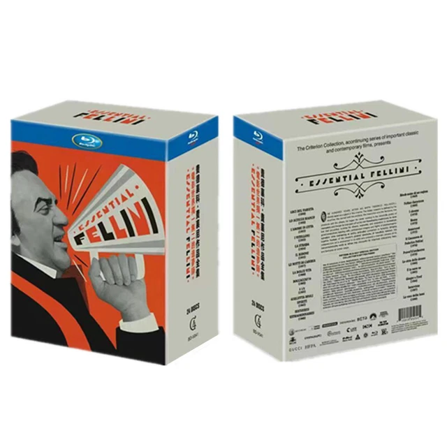 BD ITALIAN DIRECTOR Federico Fellini 24 Classic Movie Collection Blu ...