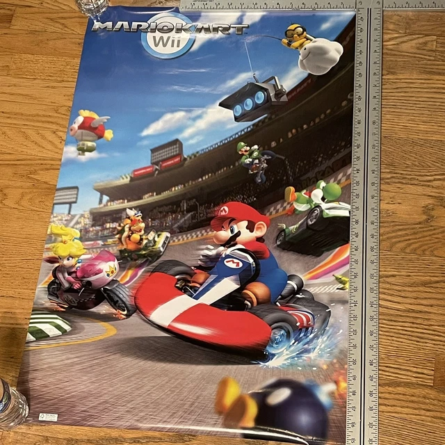 MARIO KART WII Nintendo Poster 22,5" x 34" 2010 FP2492 Go œil NEUF EUR ...