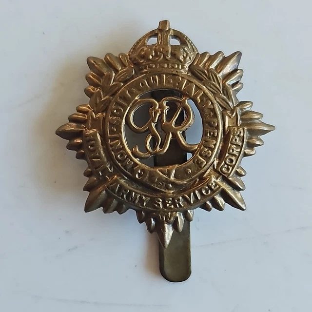 ROYAL ARMY SERVICE Corps, British Military Cap Badge 40mm X 41mm £6.95 ...