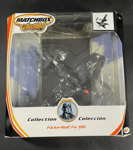 MATCHBOX COLLECTIBLE FOCKE-WULF Fw 190 1:72 Scale 91730 2002 Vtg w ...