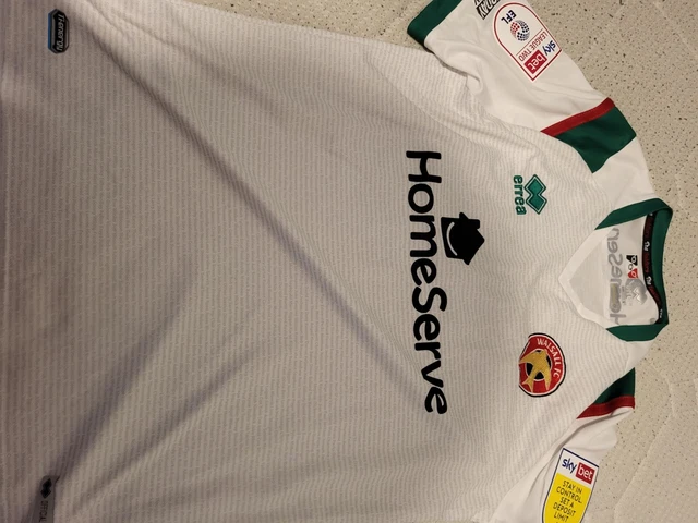 WALSALL FC 3RD kit match worn football shirt. Worn by Kieran Phillips ...