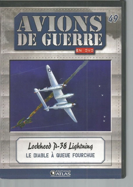 DVD AVIONS DE Guerre N°49 - Lockheed P-38 Lightning - Le Diable A Queue ...