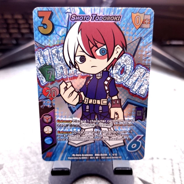 SHOTO TODOROKI MHA-DLC04 P 4/12 My Hero Academia CCG League of Villains ...