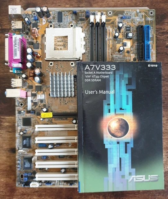 ASUS A7V333 MOTHERBOARD - ATX AMD - Socket A 462 - Includes User Manual ...