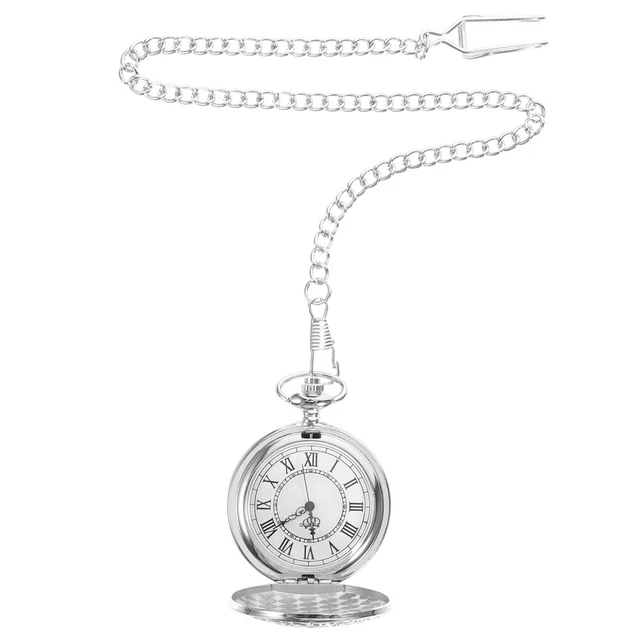 ROMAN NUMERAL POCKET Watch Portable Pocket Watch Vintage Pocket Watch ...