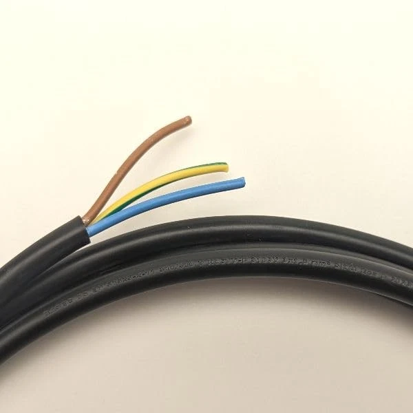 Time 3183y Flexible Cable 1.5mm 3 Core 3183 Black Rubber Flexible Cable ...