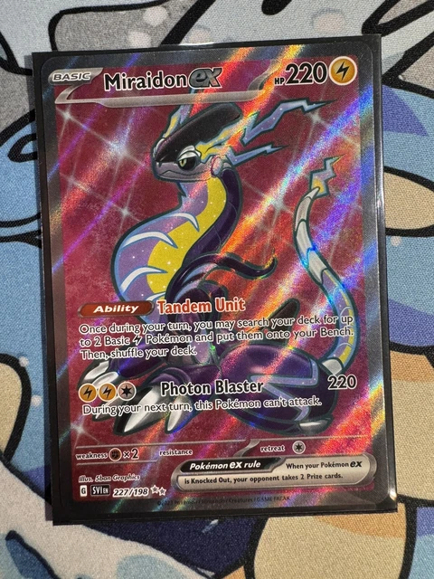 POKÉMON TCG MIRAIDON ex Scarlet & Violet Base Set 227/198 Holo Ultra ...