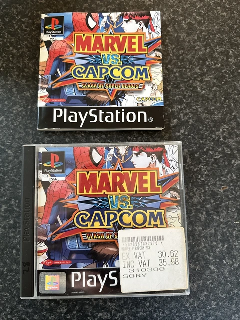 MARVEL VS CAPCOM Clash of the Super Heroes su PS1 senza disco EUR 58,37 ...