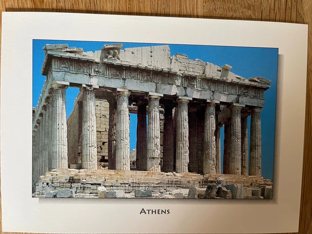VINTAGE POSTCARD - Parthenon - Athens - Greece £2.12 - PicClick UK