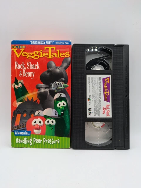 VEGGIETALES RACK, SHACK, and Benny VHS 1998 Handling Peer Pressure ...