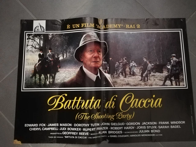 FILM RARO FOTOBUSTA BATTUTA DI CACCIA the shooting party alan bridges ...