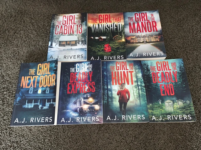 LOT OF 7 Emma Griffin FBI Mystery Series by A.J. Rivers Books 1-7 ...
