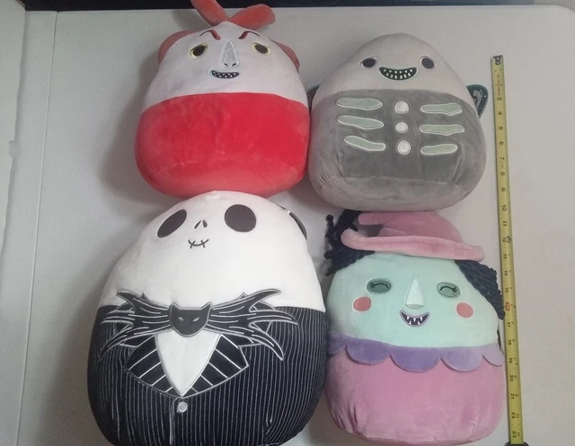 LOT OF 4 Nightmare Before Christmas Squishmallows Jack Lock Shock ...