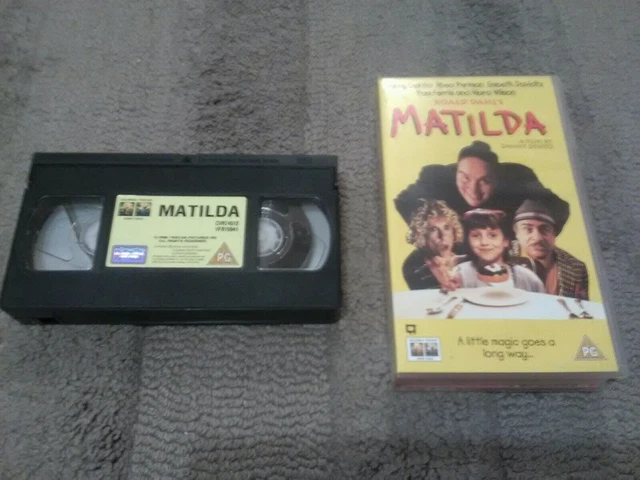 MATILDA - VHS - Tape Roald Dahl **Tested and Working** £3.40 - PicClick UK