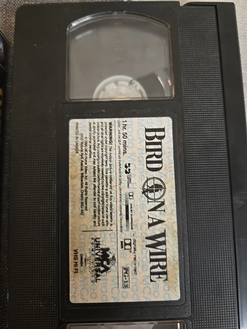 BIRD ON A Wire (VHS, 1990) Mel Gibson Goldie Hawn $4.97 - PicClick CA