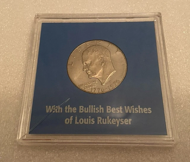 1776-1976 BICENTENNIAL EISENHOWER Ike Ein Dollar $ 1 Bullisch Best ...