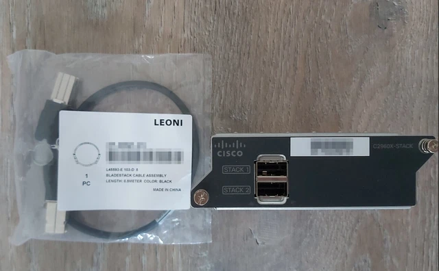 CISCO C2960X-STACK CATALYST C2960x FlexStack Plus Hot-swap Stacking ...