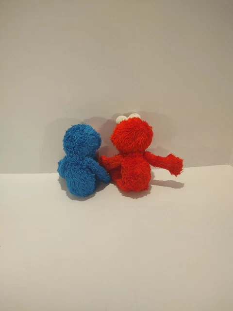 HASBRO PLUSH SESAME Street ELMO & GROVER 9" Plush STUFFED ANIMAL Toy ...