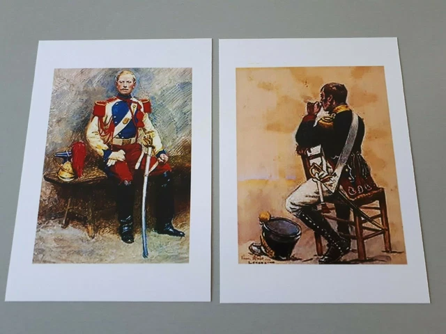 MAP: LINE INFANTRY Officers & Red Lancer Under the First Empire £5.14 ...