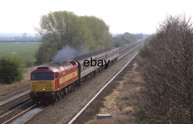 35MM RAILWAY SLIDE - BR Diesel Electric Loco Class 47. 47818 ...