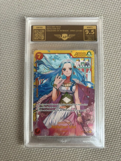 ONE PIECE NEFELTARI Vivi Secret OP04-118 Kingdoms of Intrigue - Ap Grading 9,5 EUR 55,00 ...