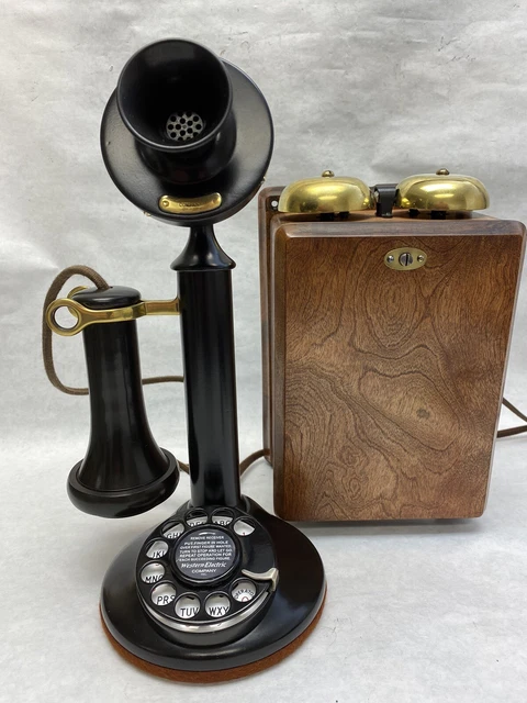 WESTERN ELECTRIC CANDLESTICK Telephone Restored Working £531.60 ...