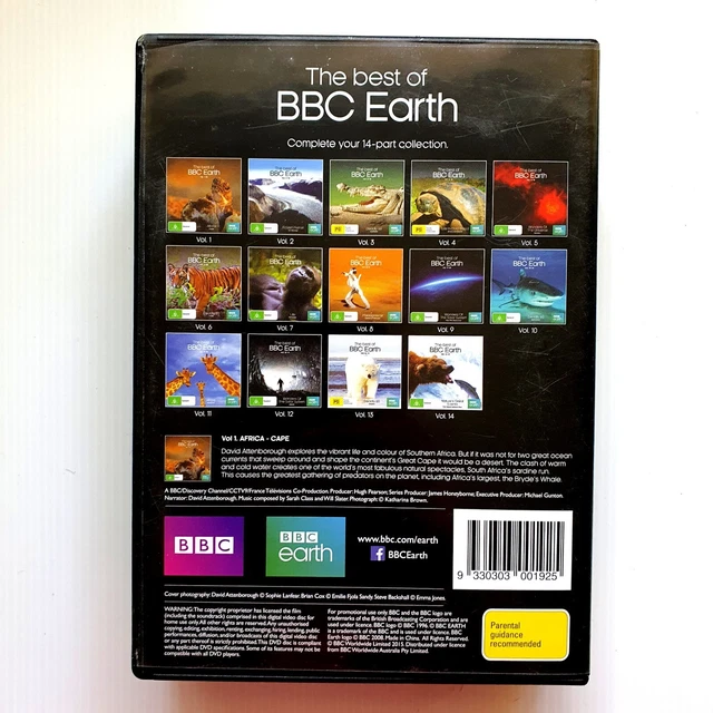 DAVID ATTENBOROUGH THE Best of BBC Earth DVD Wildlife Documentary, Region 0/All $24.88 - PicClick AU