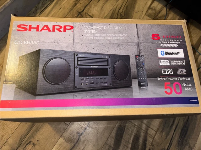 SHARP MICRO AUDIO Component Stereo System with 5 CD Changer And ...