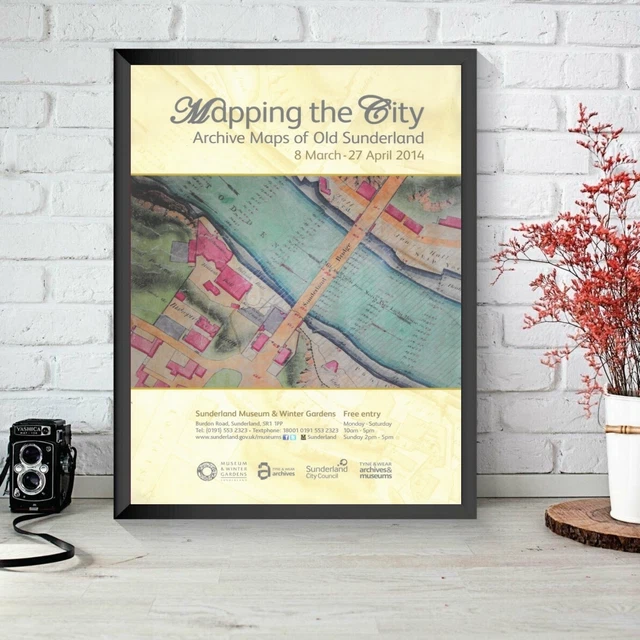 MAPPING THE CITY Archive Maps Of Old Sunderland Original Exhibition ...