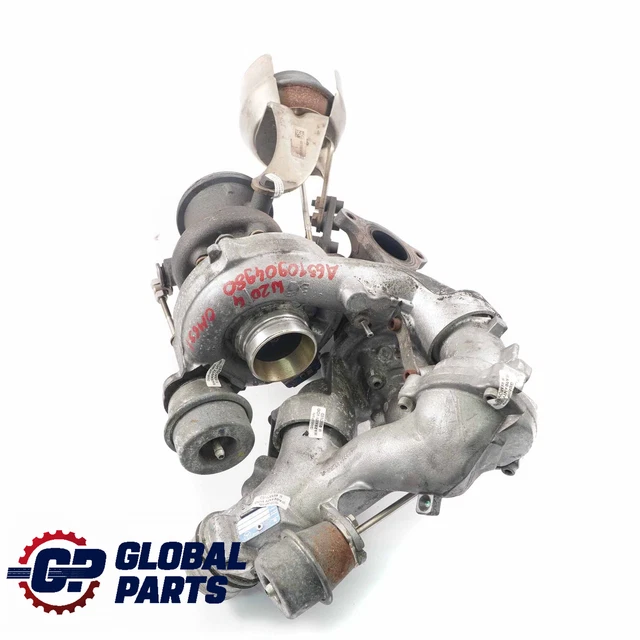 MERCEDES W204 W212 W221 OM651 Diesel Komplett Turbolader Turbo ...