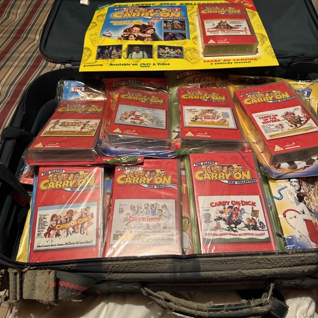 COMPLETE COLLECTION OF Carry On Films With Magazines Unopened VHS £0.99 ...