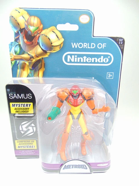 FIGURINE WORLD OF NINTENDO METROID SAMUS JAKKS PACIFIC 2015 !! neuf ...