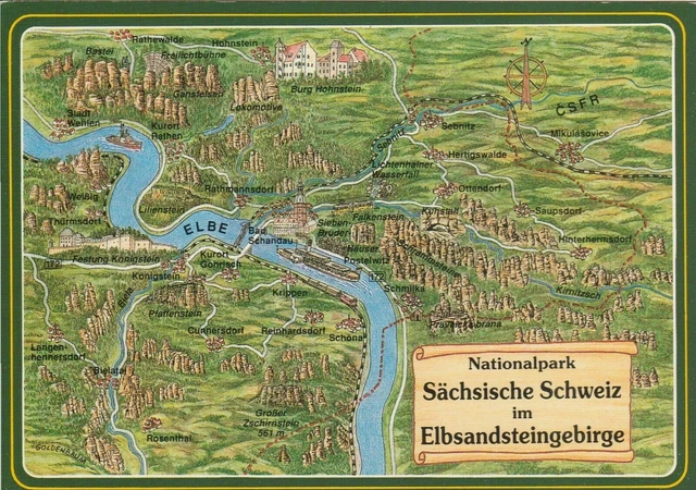 Sachsische Schweiz Gastekarte