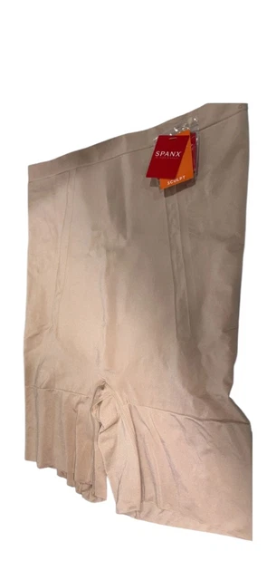 NEW! SPANX THINSTINCTS High Waisted Mid Thigh Short. Beige. Size 3X ...