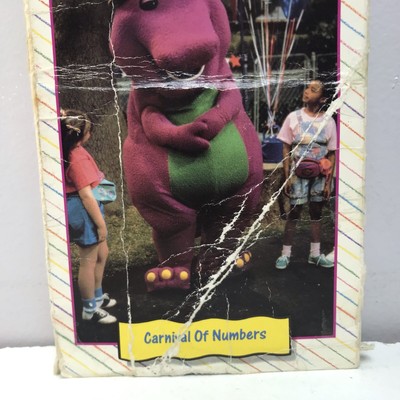 BARNEY & FRIENDS Carnival of Numbers VHS Video Tape VCR VTG Songs Time ...