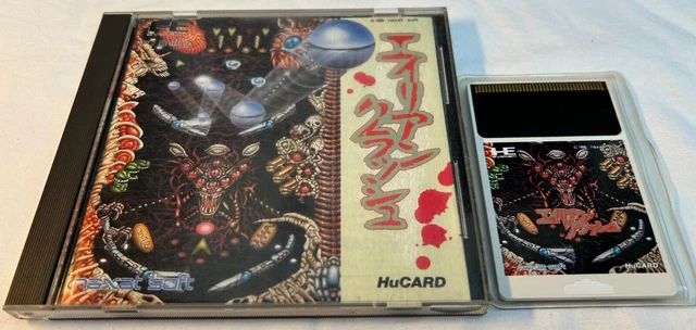 ALIEN CRUSH - PC Engine HuCard Naxat Soft NX63001 OVP NTSC-J Japan EUR ...