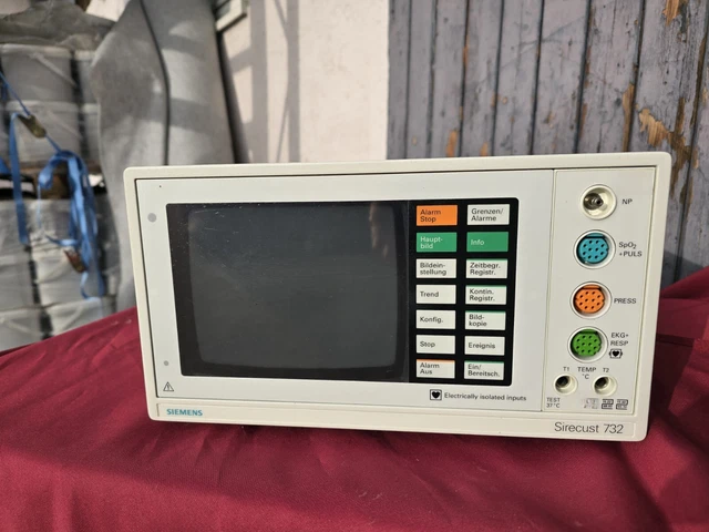 SIEMENS SIRECUST 732 Patientenmonitor, Touchscreen, ohne Zubehör, Nicht ...