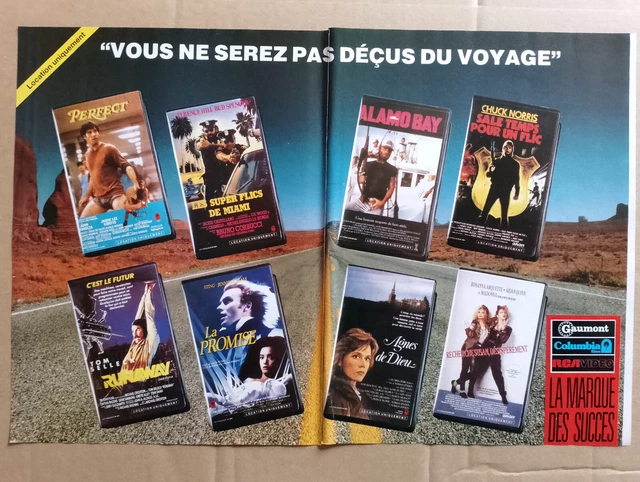 VHS TRADE AD - Gcr - Publicité Vhs - Madonna - Chuck Norris - John ...